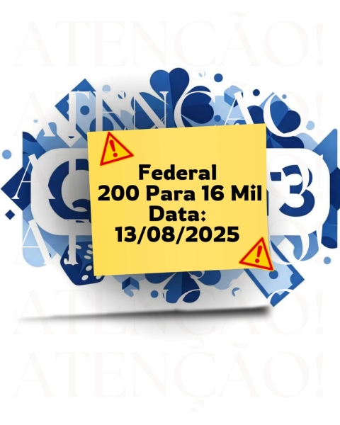 FEDERAL 200 Para 16 Mil :: Queiroz da Sorte