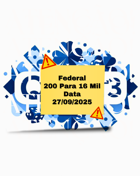 FEDERAL 200 Para 16 Mil :: Queiroz da Sorte